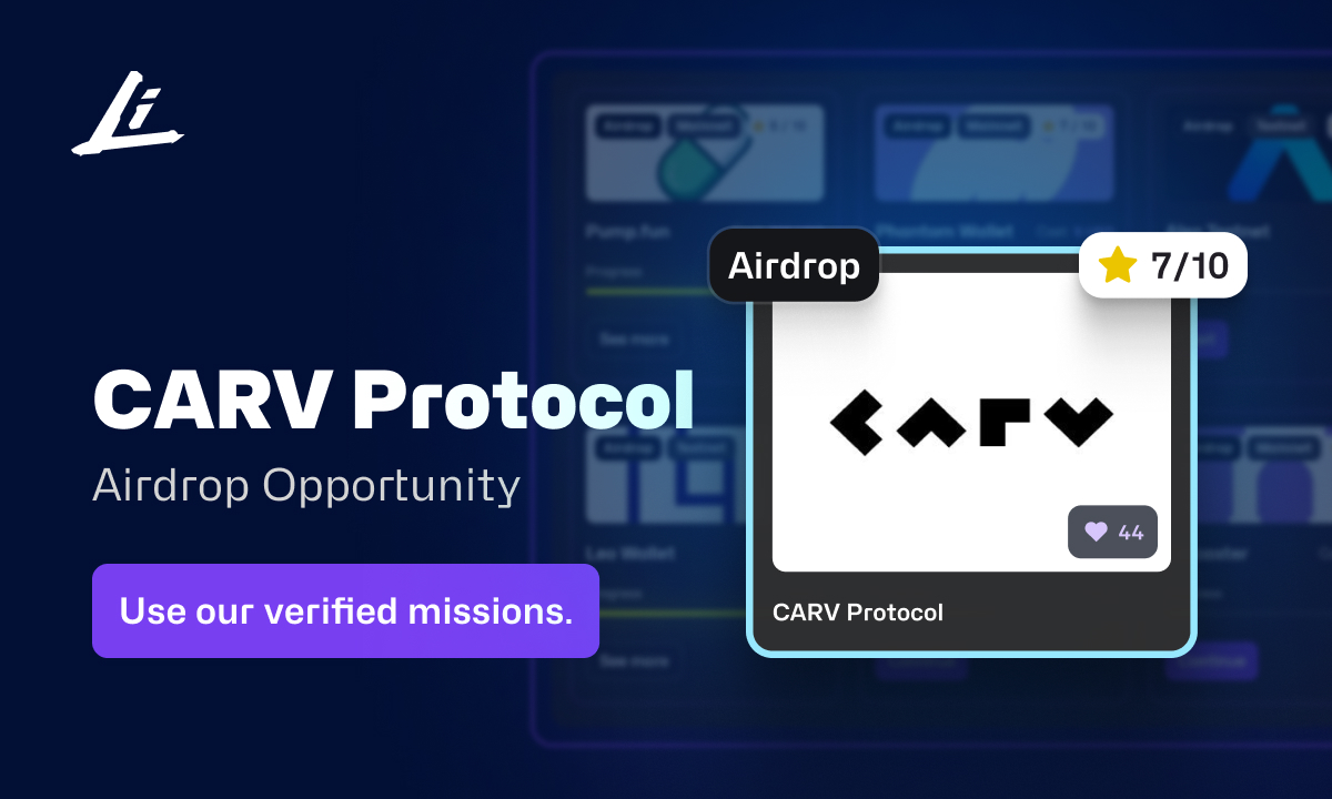 CARV Protocol Airdrop Guide: AI & Gaming Data Rewards